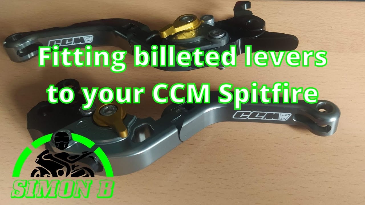 Fitting billeted levers to your CCM Spitfire - YouTube