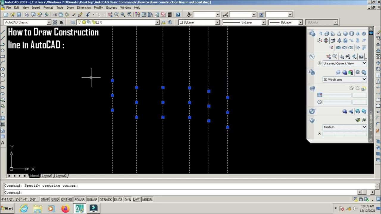 How To Draw Construction Lines In Autocad Auto Cad Basic Created By how-to-draw-construction-lines-in-autocad-auto-cad-basic-created-by