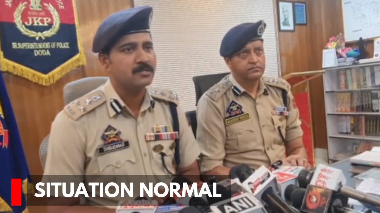 Situation Largely Normal in Doda; 70 Detained, Most Released: DIG ...