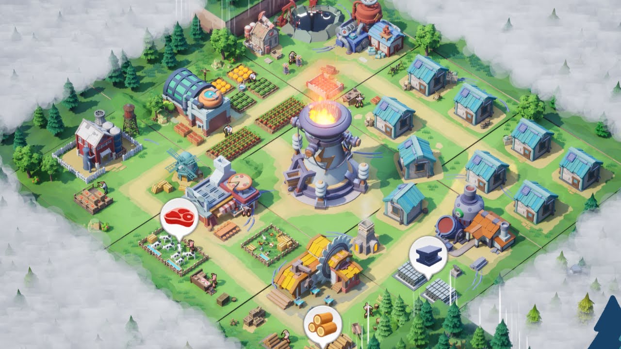 Tiles Survive Gameplay | Build Own Town - YouTube