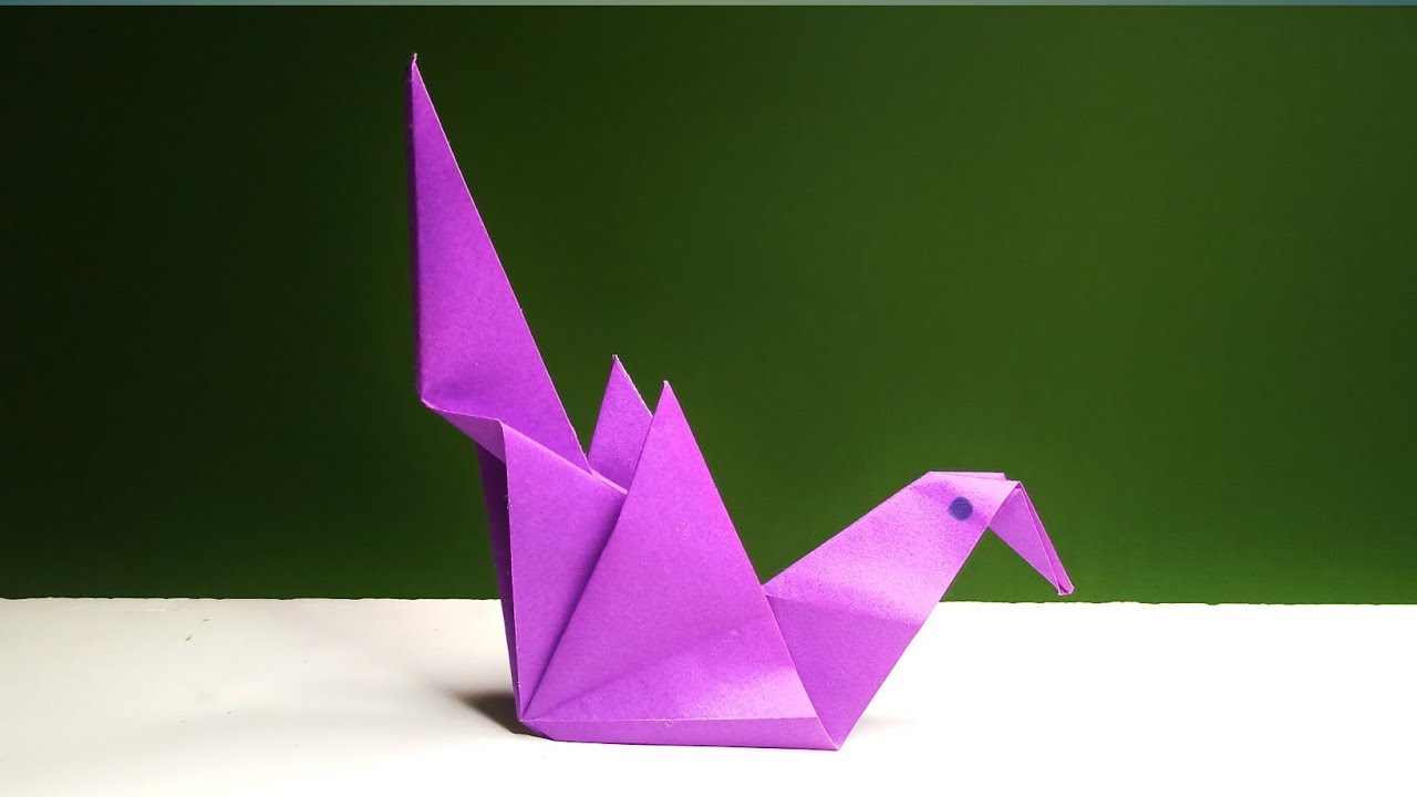 How To Make An Origami Flapping Bird Paper Bird Making At Home Easy
