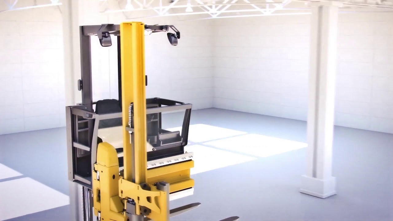 Empilhadeira Trilateral EKX - Jungheinrich - YouTube