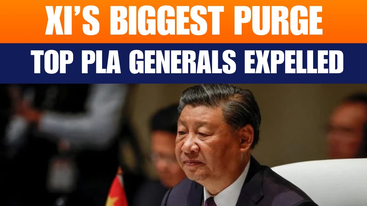 Xi Jinping Expels Top PLA Generals | Biggest Military Purge Since ...