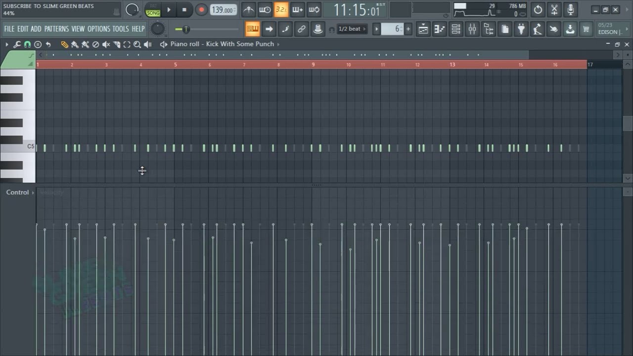 Using Velocity for More Bounce | FL Studio 20 | Slime Green Beats - YouTube