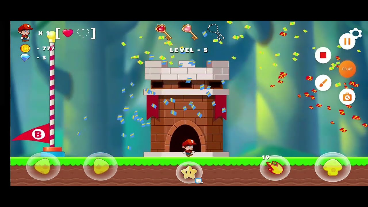 Super Mario bros run level 5 | Super Mario Animation - YouTube