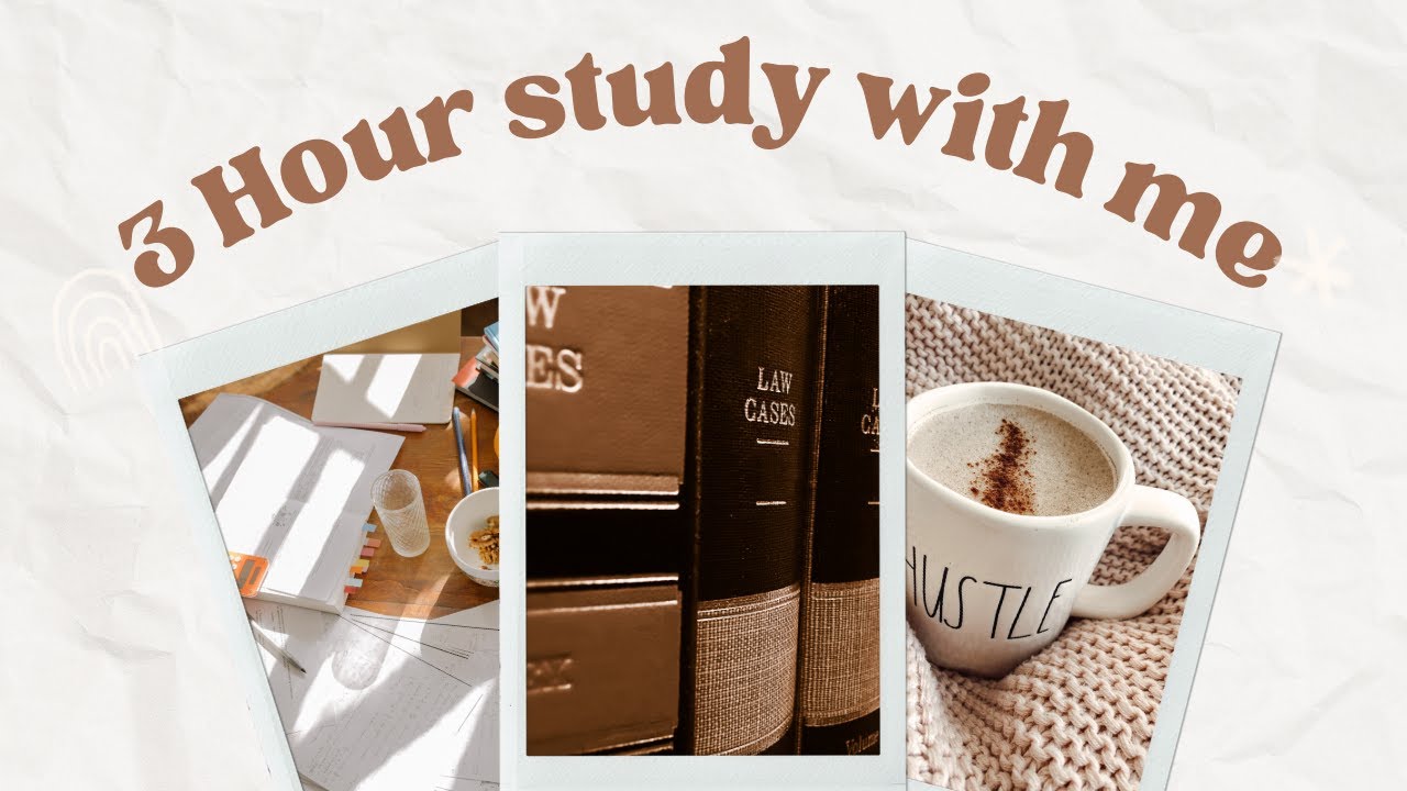 3 Hour Study: Boost Your Grades With Me - No Breaks!, Background Fire ...