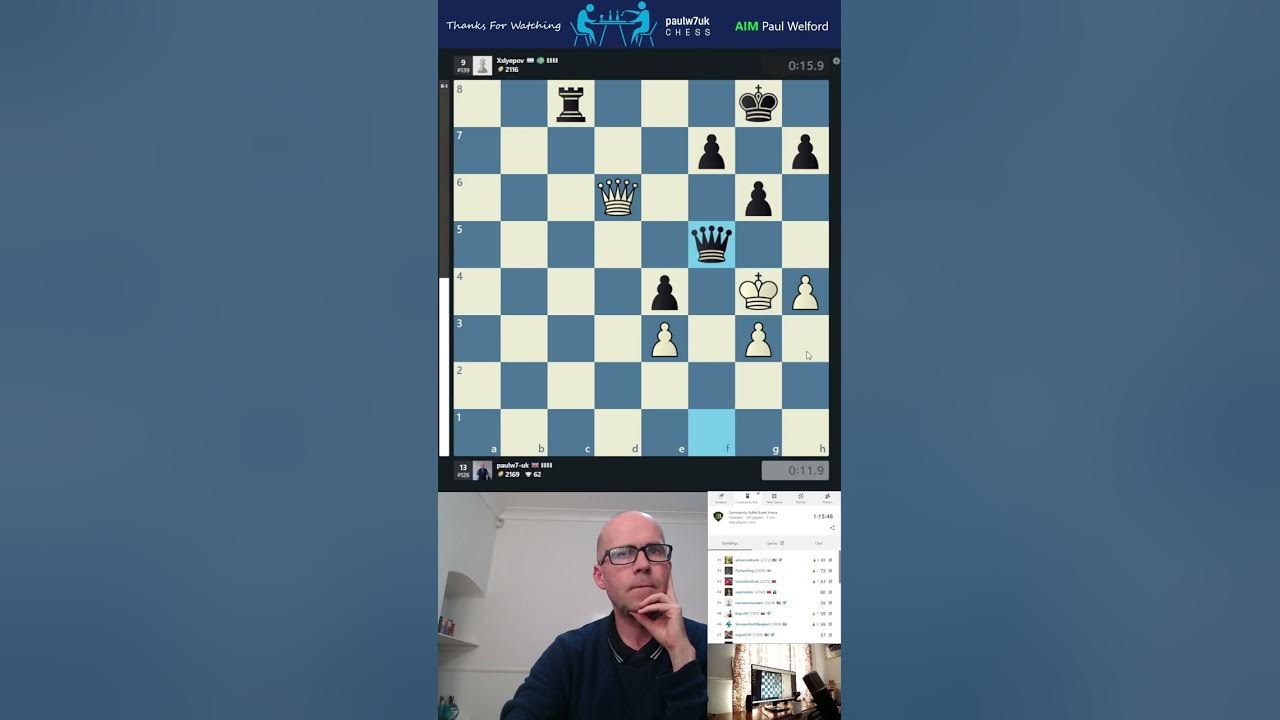paulw7uk chess 17 games W13 L4 community bullet brawl 26.8.23 chess.com ...