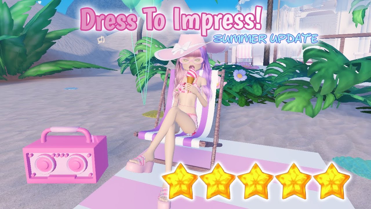 Dress to Impress Summer Update ALL NEW DTI CODES #dti #dresstoimpress # ...