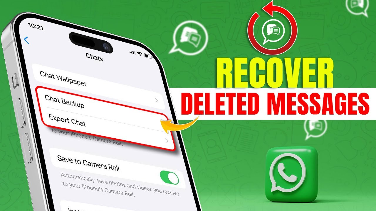 How to Recover WhatsApp Deleted Messages on iPhone | Restore WhatsApp ...