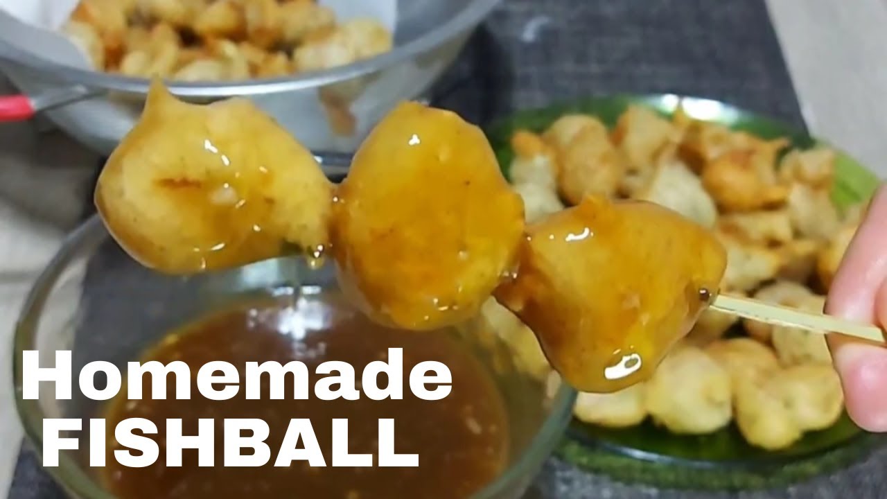 FISH BALLS. How to make fish ball? - YouTube