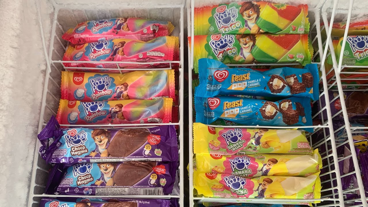 Hunting Permen Yupi, Es krim Banana, Rainbow, Choco Magma, Trico ...