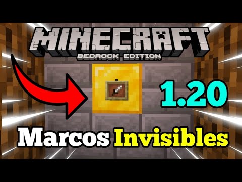 🟢 Marcos Invisibles Para Minecraft Bedrock 1.20.x | Texturas para ...