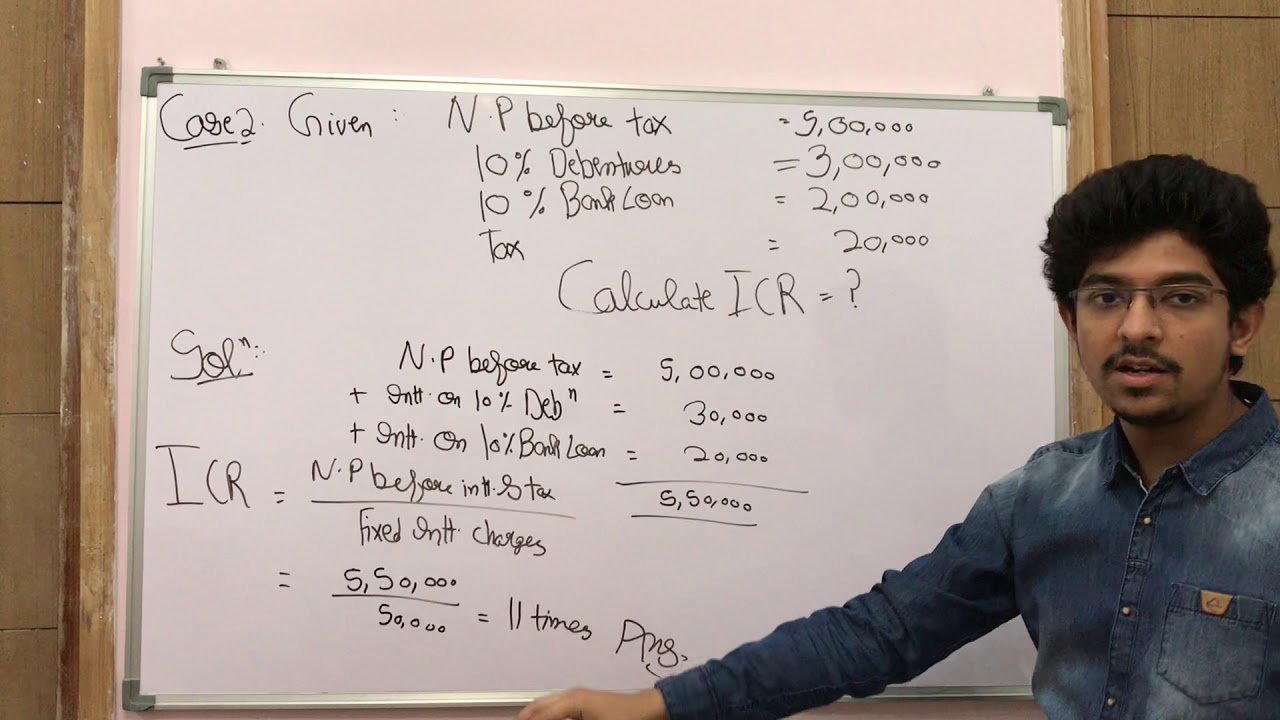 Interest Coverage Ratio (ICR), Solvency Ratio, Accounting Ratios, 12th ...