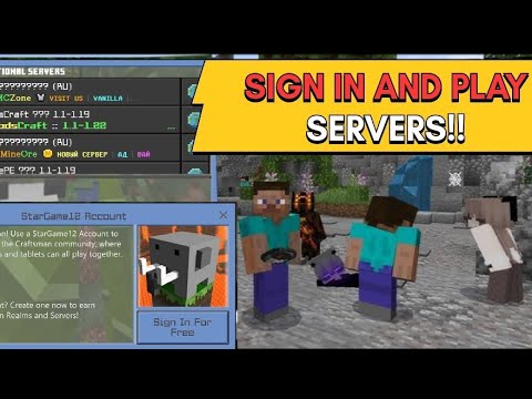 How to SIGN IN and Play on SERVERS in Craftsman: Building Craft (NEW Update!)😱