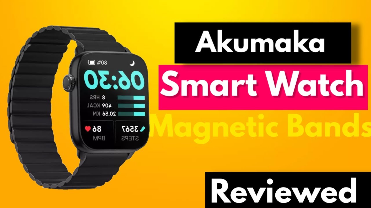 Akumaka Smart Watch Reviewed - YouTube