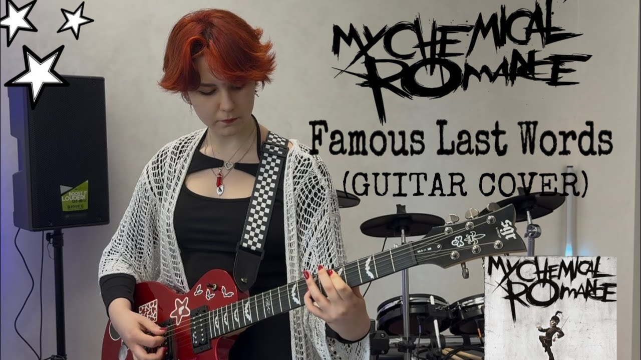 My Chemical Romance — Famous Last Words(GUITAR COVER) - YouTube