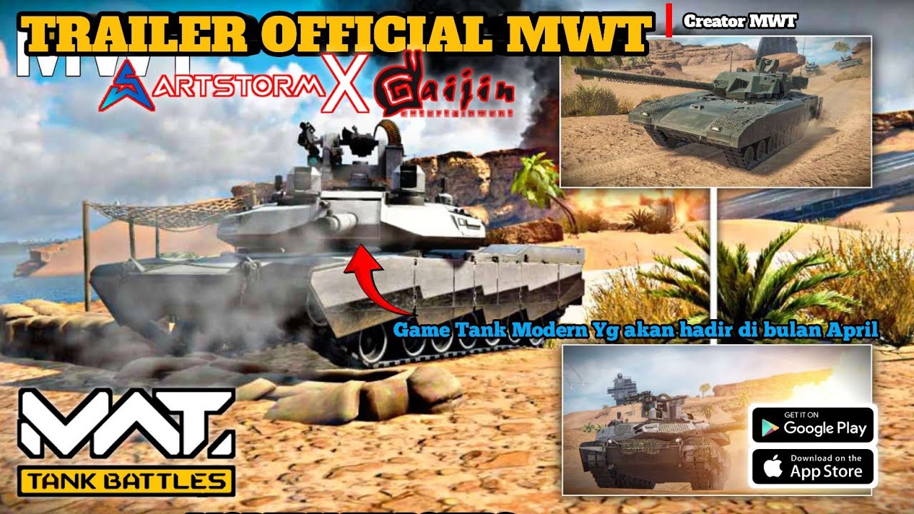 TRAILER OFFICIAL - MODERN WARFON TANK BATTLES - MWT - YouTube
