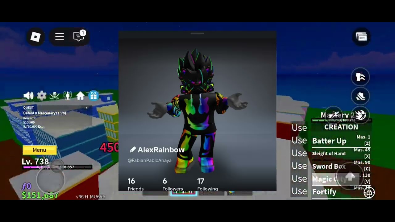 Hi guys today I will try the new creation fruit in roblox blox fruits # ...