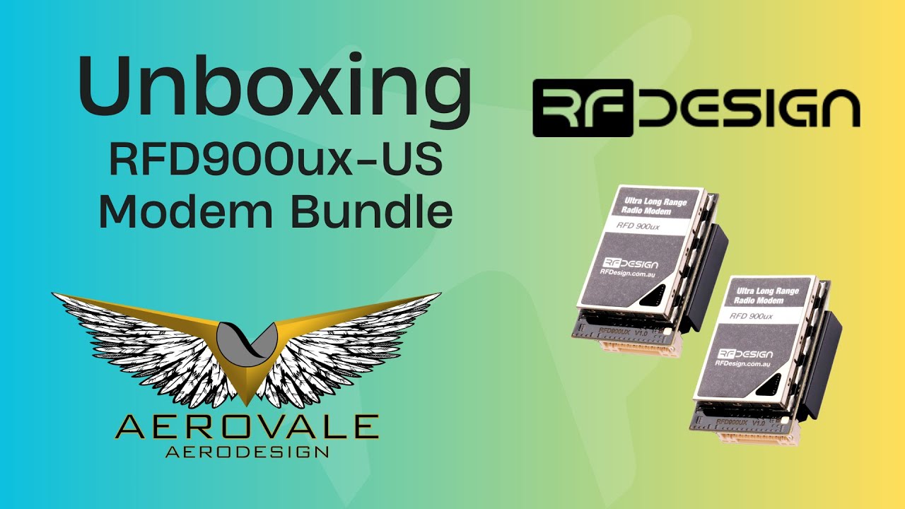 Unboxing RfDesign RFD900UX-US Modem Bundle (FCC) - YouTube