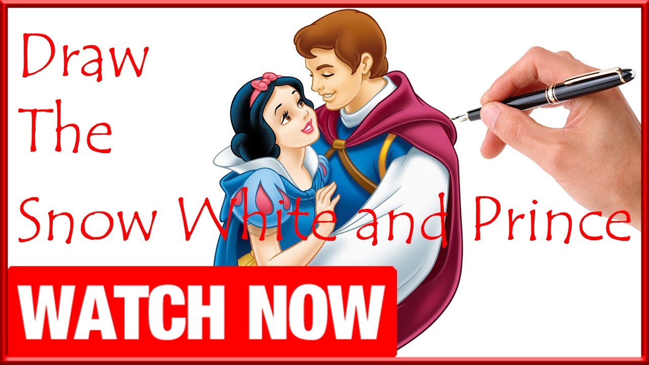 How To Draw The Snow White and Prince - Learn To Draw - Art Space - YouTube