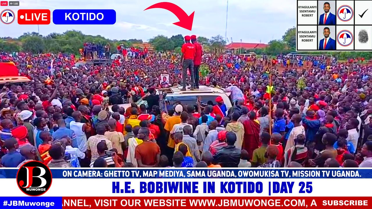 Bobi Wine Speaks in Kotido Before Tens of Thousands - Museveni’s Regime ...