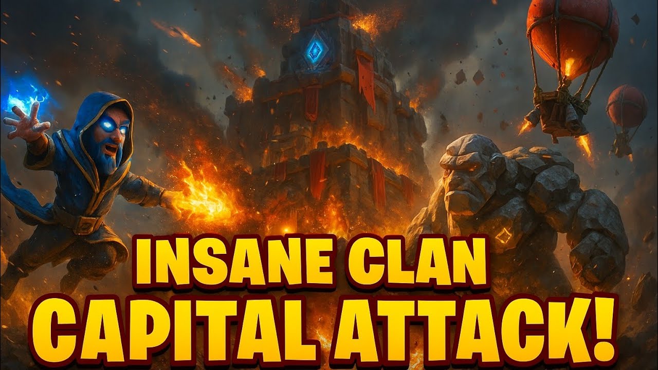 “UNSTOPPABLE Clan Capital Attack! 🔥 Peak Destroyed with OP Strategy ...