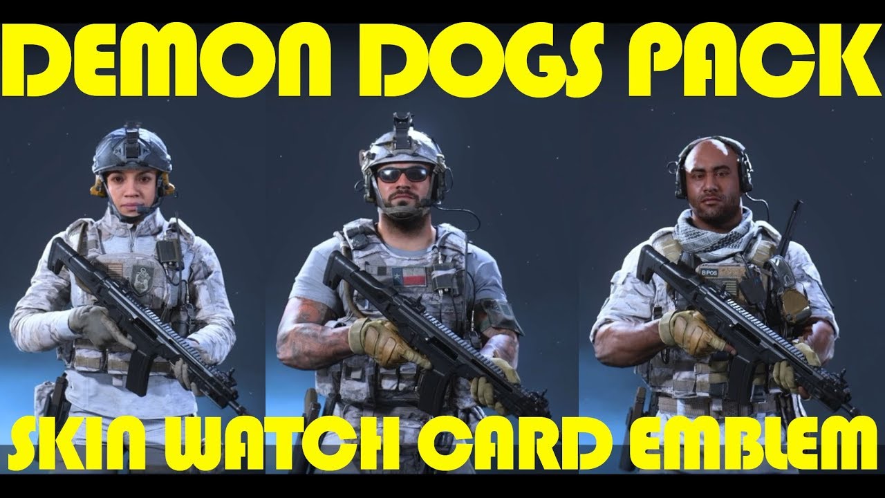 BRAND NEW Demon Dogs Pack Preview - Call of Duty Modern Warfare - YouTube