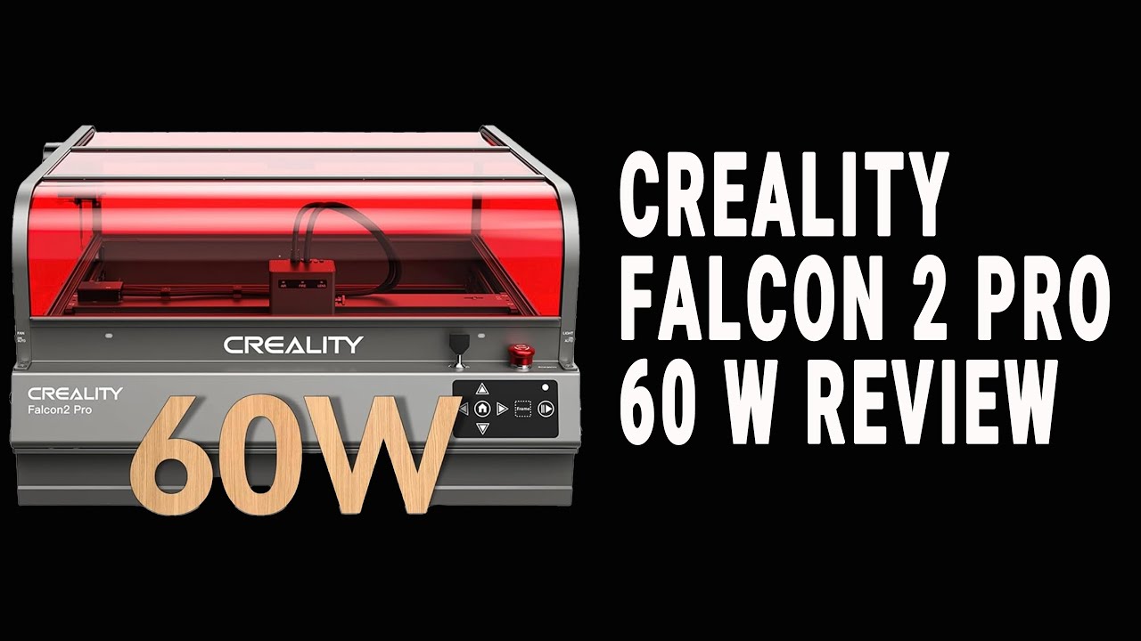 Creality Falcon 2 Pro 60 W diode laser review - YouTube