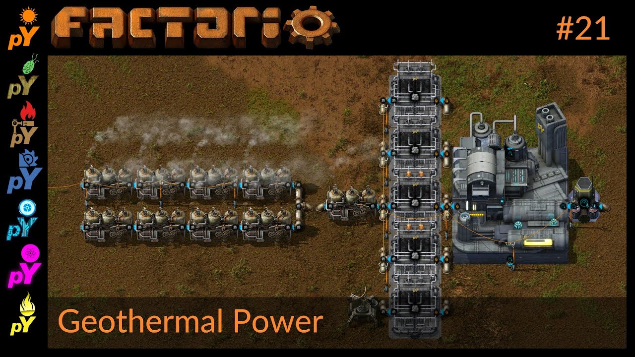 Geothermal Power | Part 21 | Factorio PyAE | Pyanodons Alternative Energy - YouTube