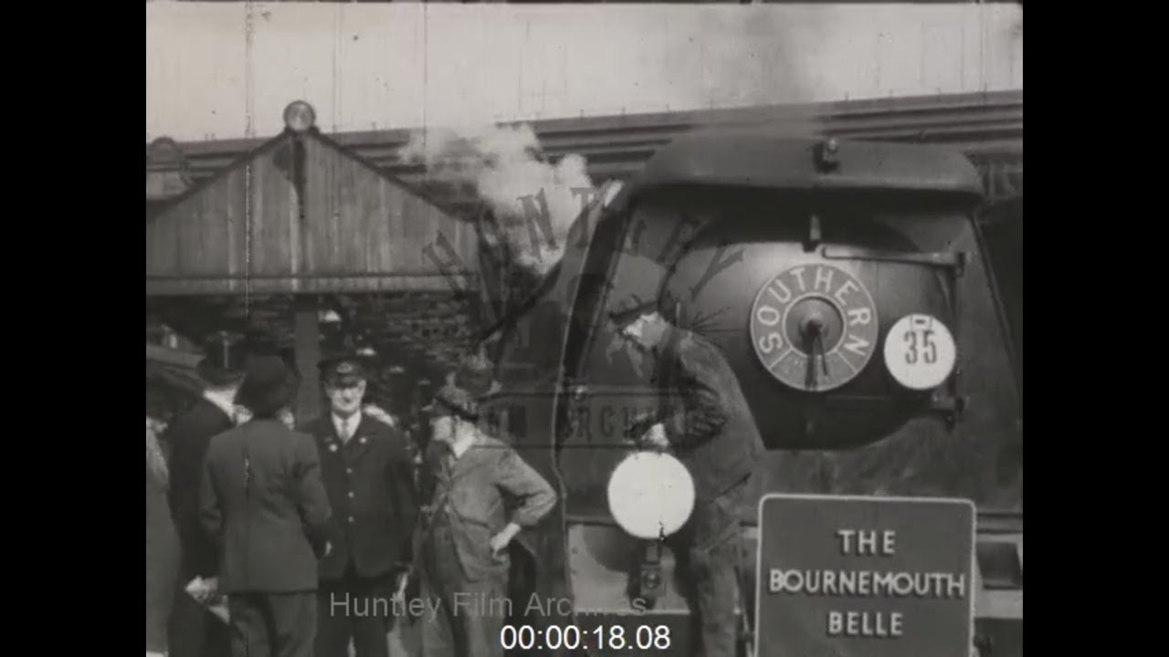 All Aboard the Bournemouth Belle; Luxury Train Journey, 1940s - Film ...