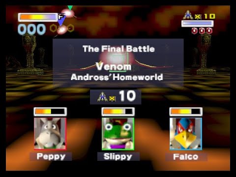 Venom (Star Fox 64 Hard Route Let's Play #7) - YouTube