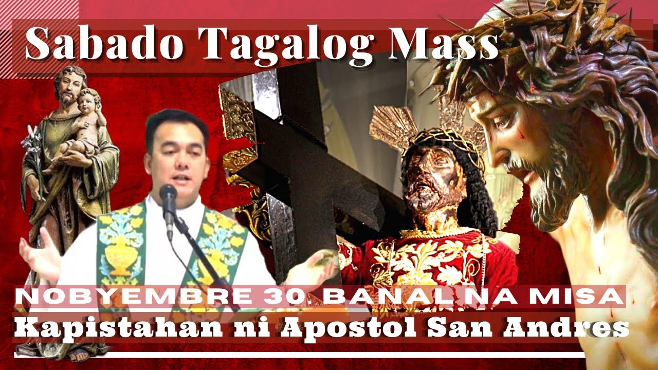 CATHOLIC CHURCH LIVE MASS TODAY || Nov 30 SATURDAY MASS | REV FR ...