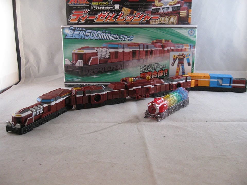 Ressha Gattai Series 08 Diesel Ressha [Diesel-Oh] Review (Ressha Sentai ...