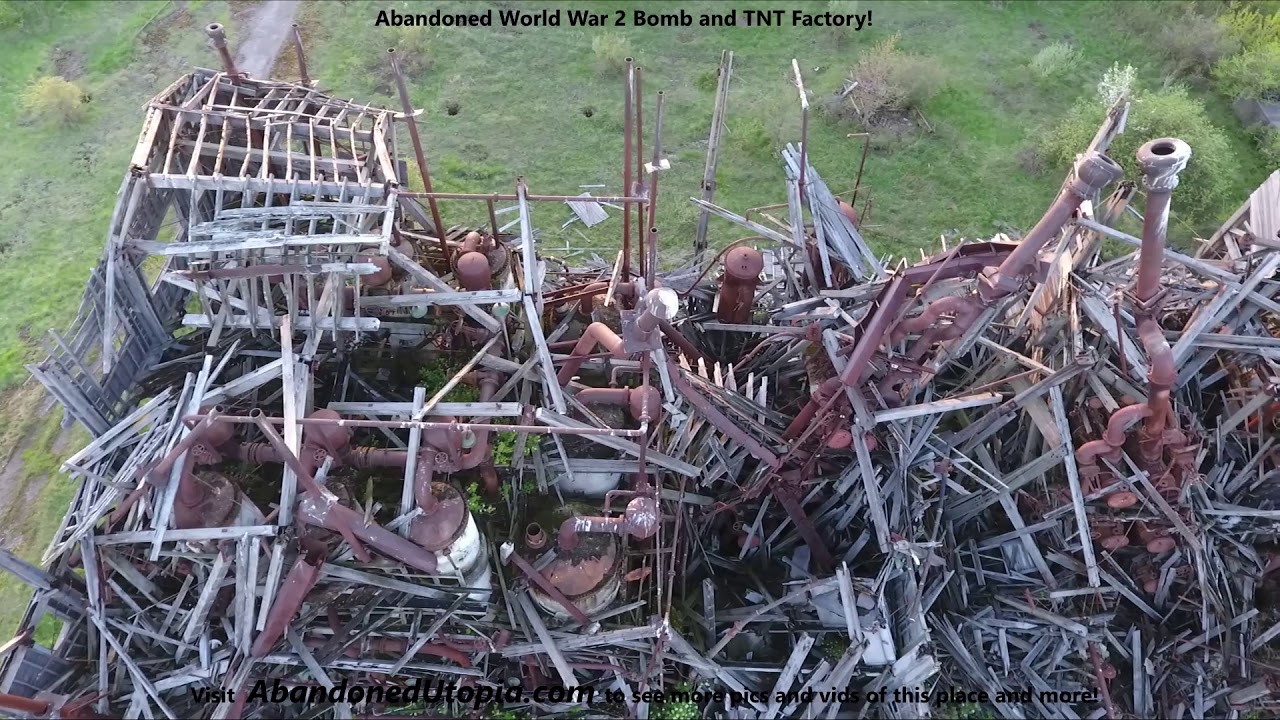 An abandoned World War 2 TNT & bomb factory covering 25 square miles in ...