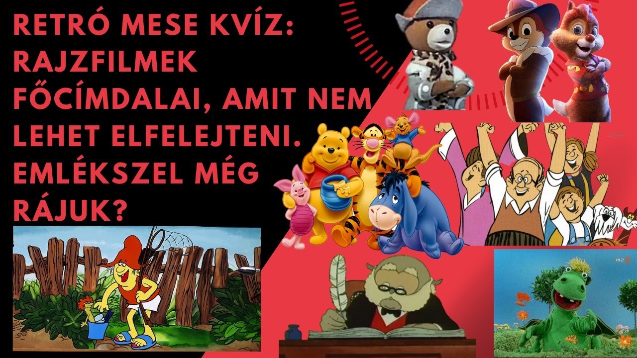 RETRÓ MESE KVÍZ: RAJZFILMEK FŐCÍMDALAI, AMIT NEM LEHET ELFELEJTENI ...