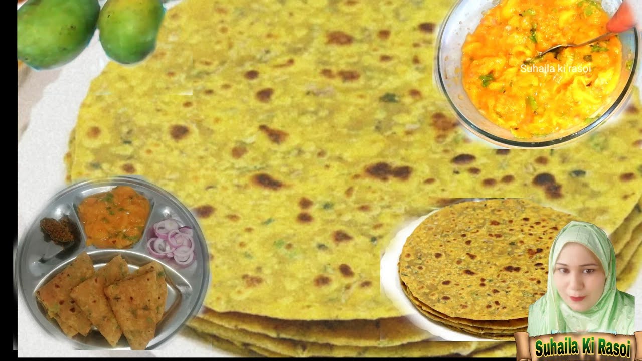 Missi roti aam ki Chatni recipe |masala roti aam ki Chatni banane ka ...