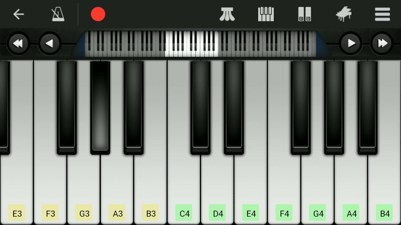 Naatu Naatu RRR easy mobile piano notes - YouTube