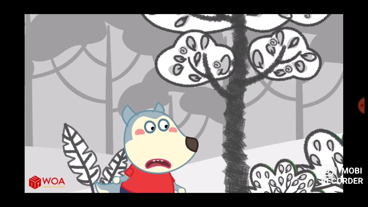 Wolfoo - Black Crayon Crying No Flower Hit Trouble - YouTube