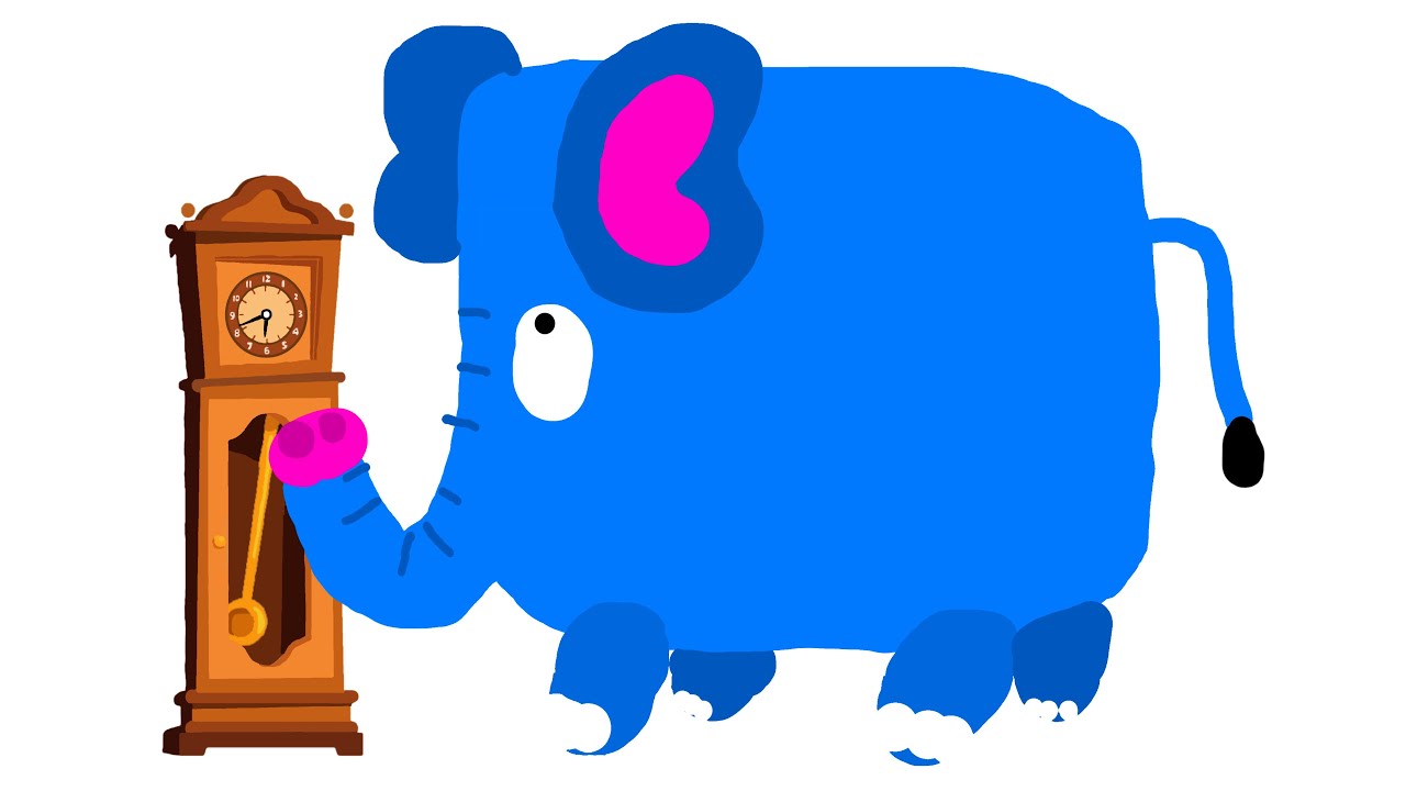 Hickory Dickory Dock Elephants Family - Educational Nursery Rhymes ...