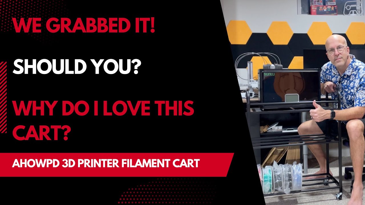 AHWOPD Filament Cart - Why Do I Love This Cart? - YouTube
