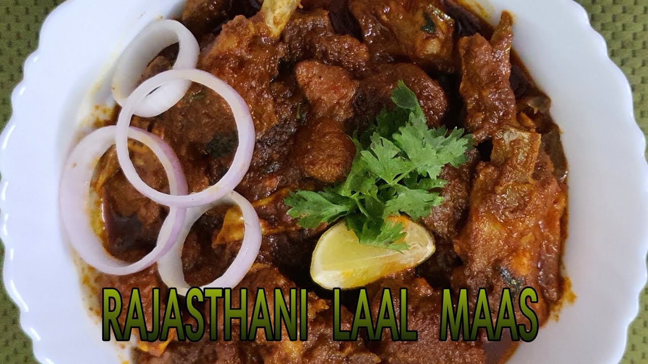 Laal Maas Recipe | लाल मांस मटन | Rajasthani Laal Maas | MUTTON RECIPE ...