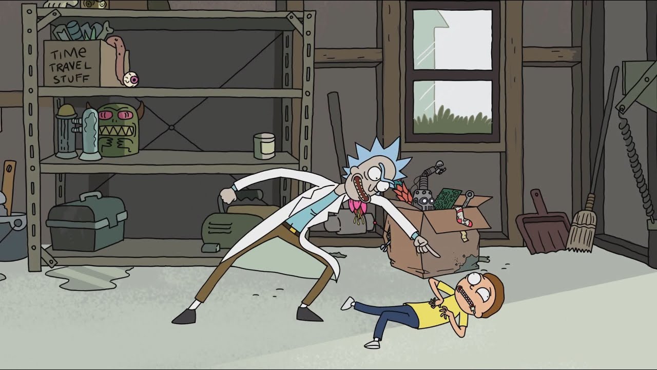 Rick and Morty - Rick Burping Season 1 - YouTube