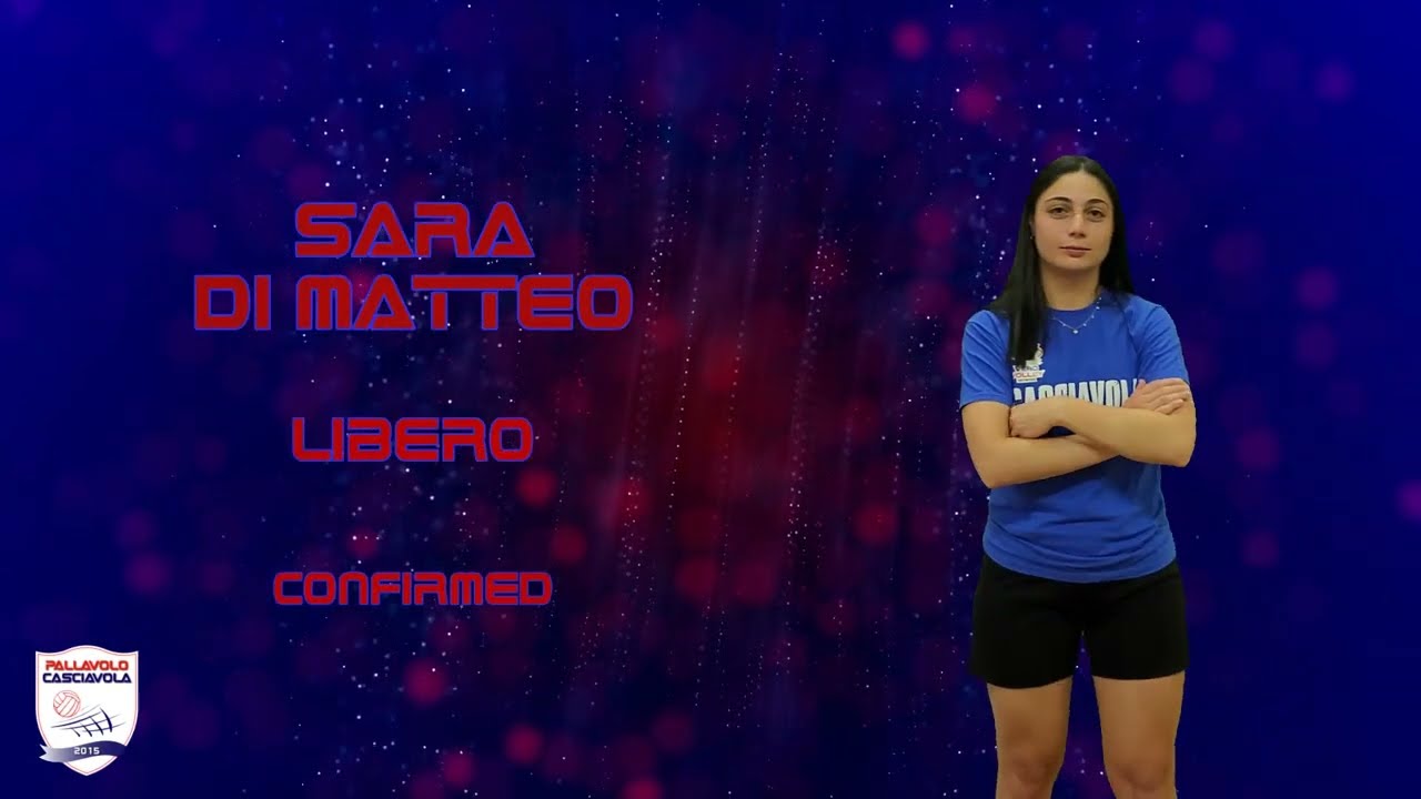 🔴 Player confirmed: Sara Di Matteo - YouTube