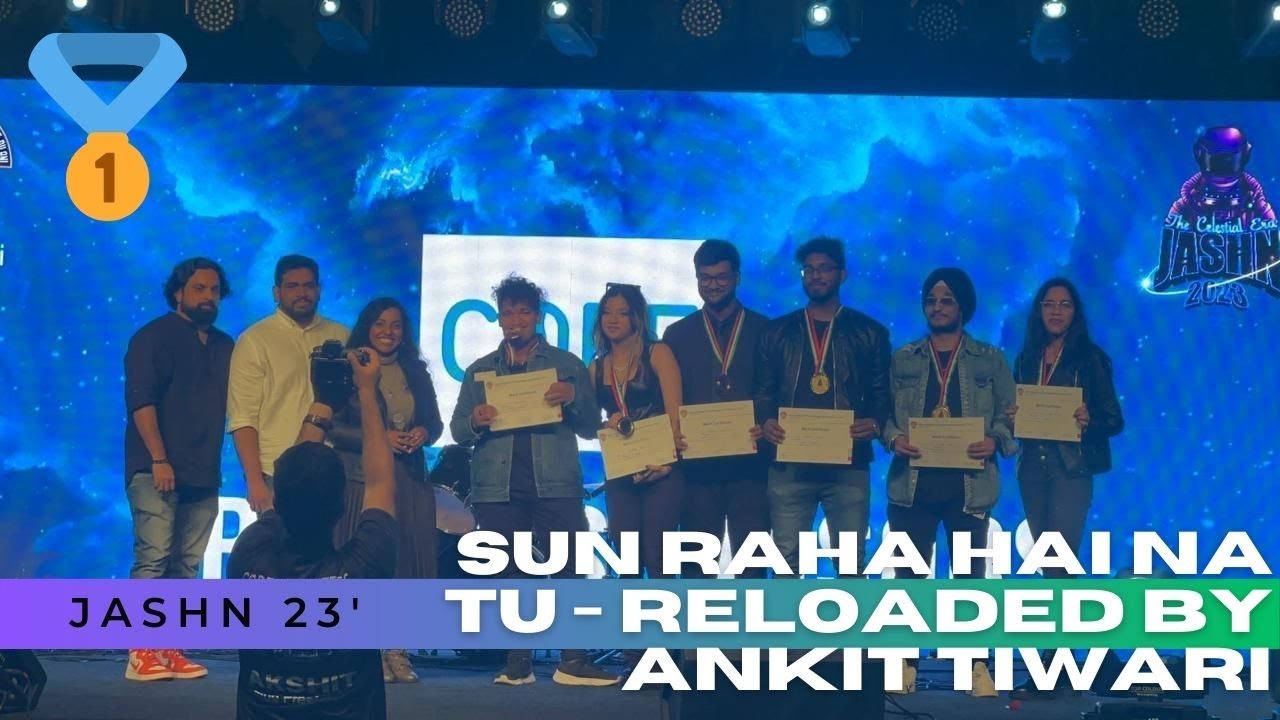 REWIND | Sun Raha Hai Na Tu - Ankit Tiwari Band Cover (JASHN 23') - YouTube