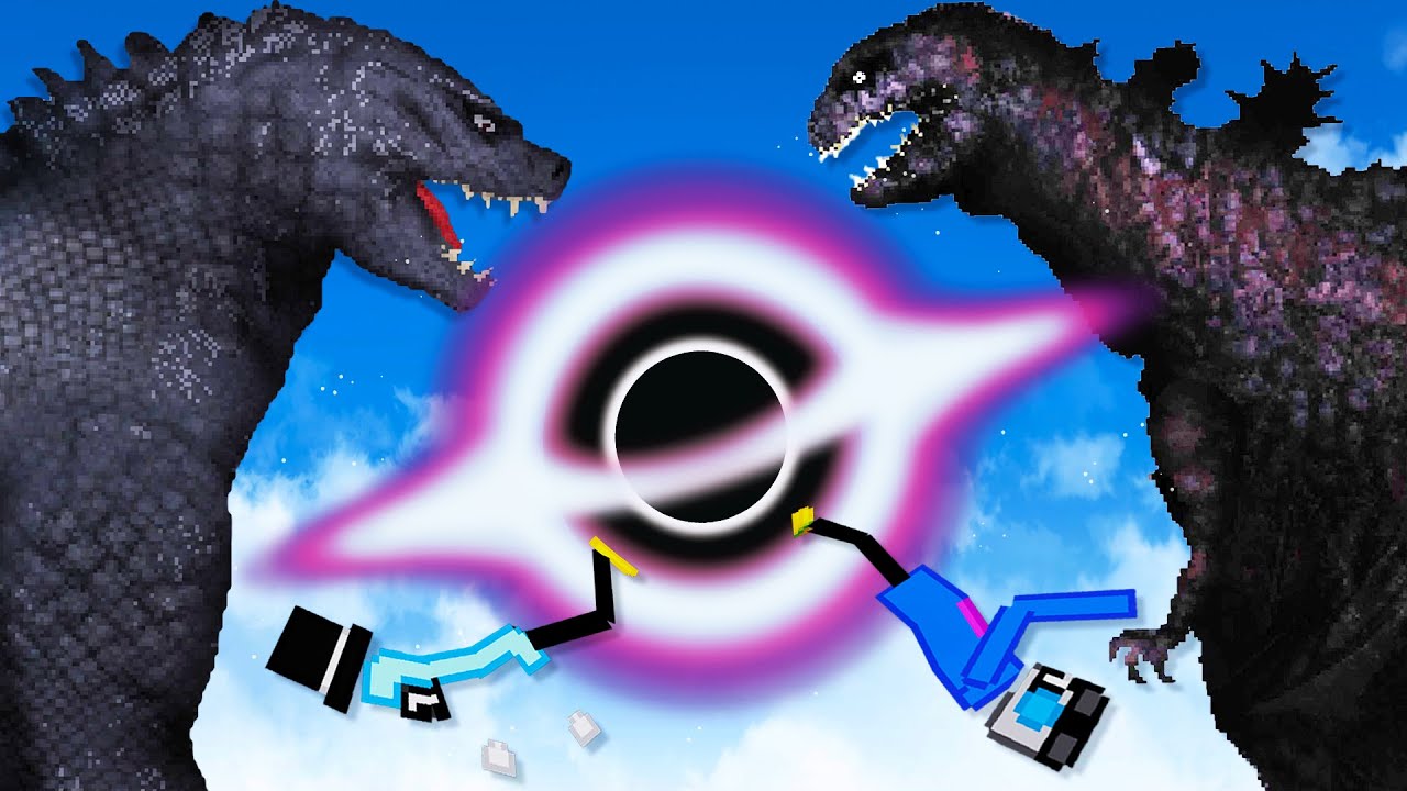 We Feed Shin Godzilla to a Massive Black Hole in People Playground ...