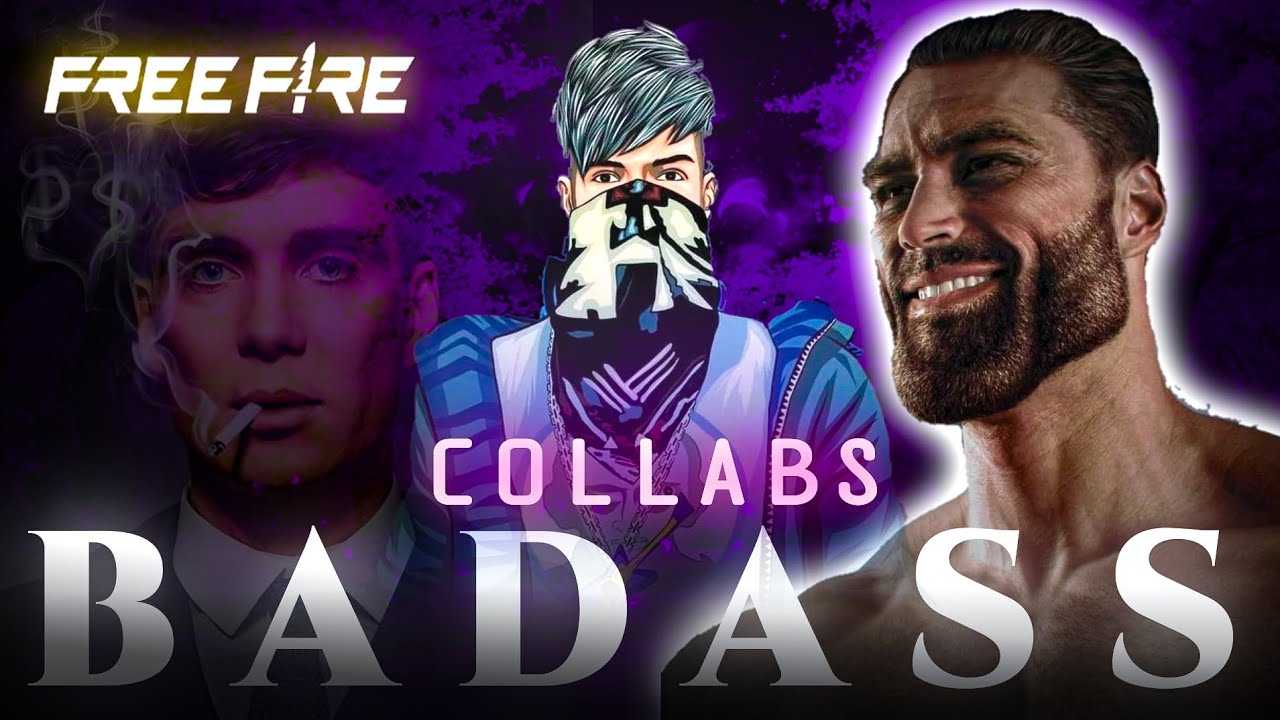 FREE FIRE BADASS COLLABORATIONS 🗿 SIGMA COLLABS ♠️⚡️ - YouTube