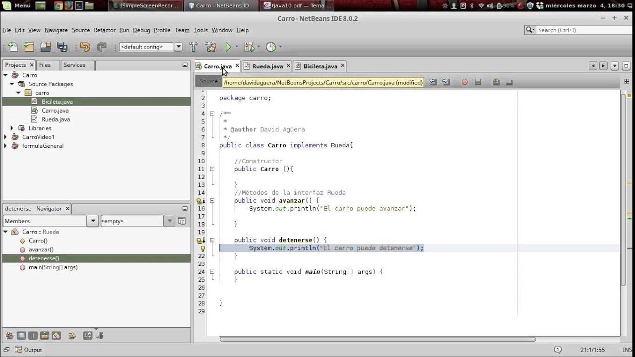 Interfaces Java - YouTube