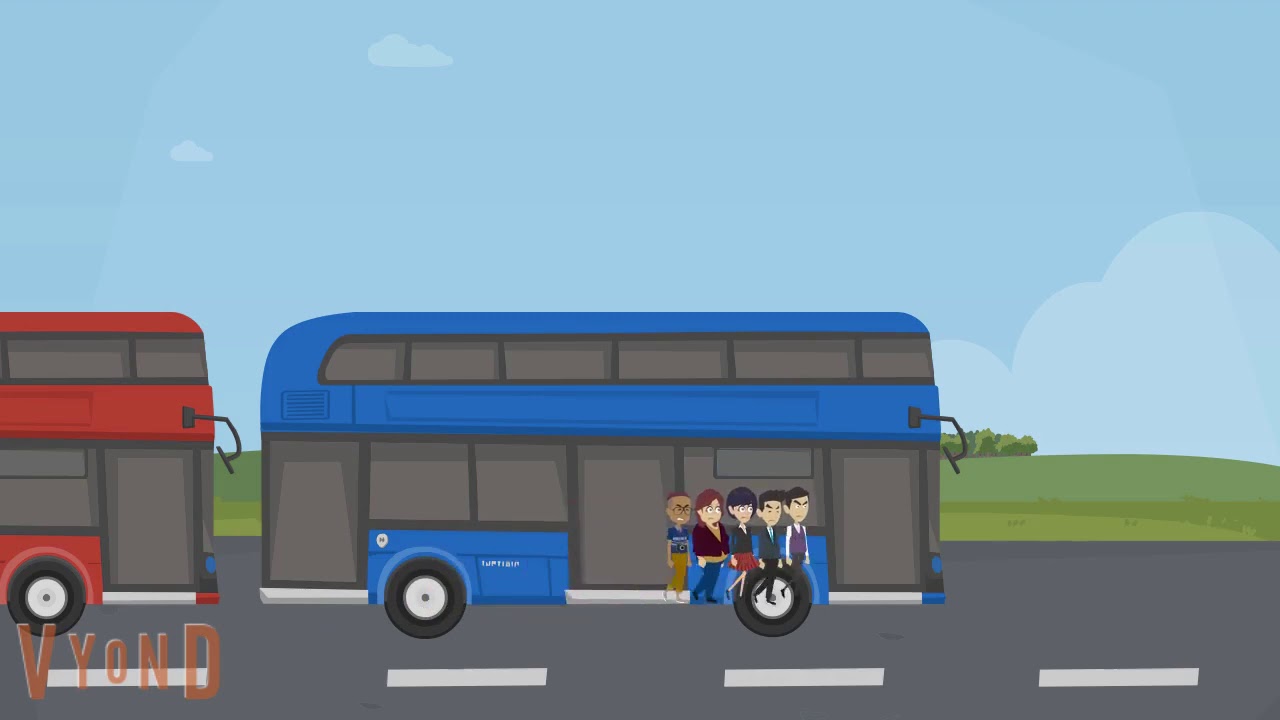 Goanimate Productions Short Film: 8 Buses At The Group (1978) - YouTube