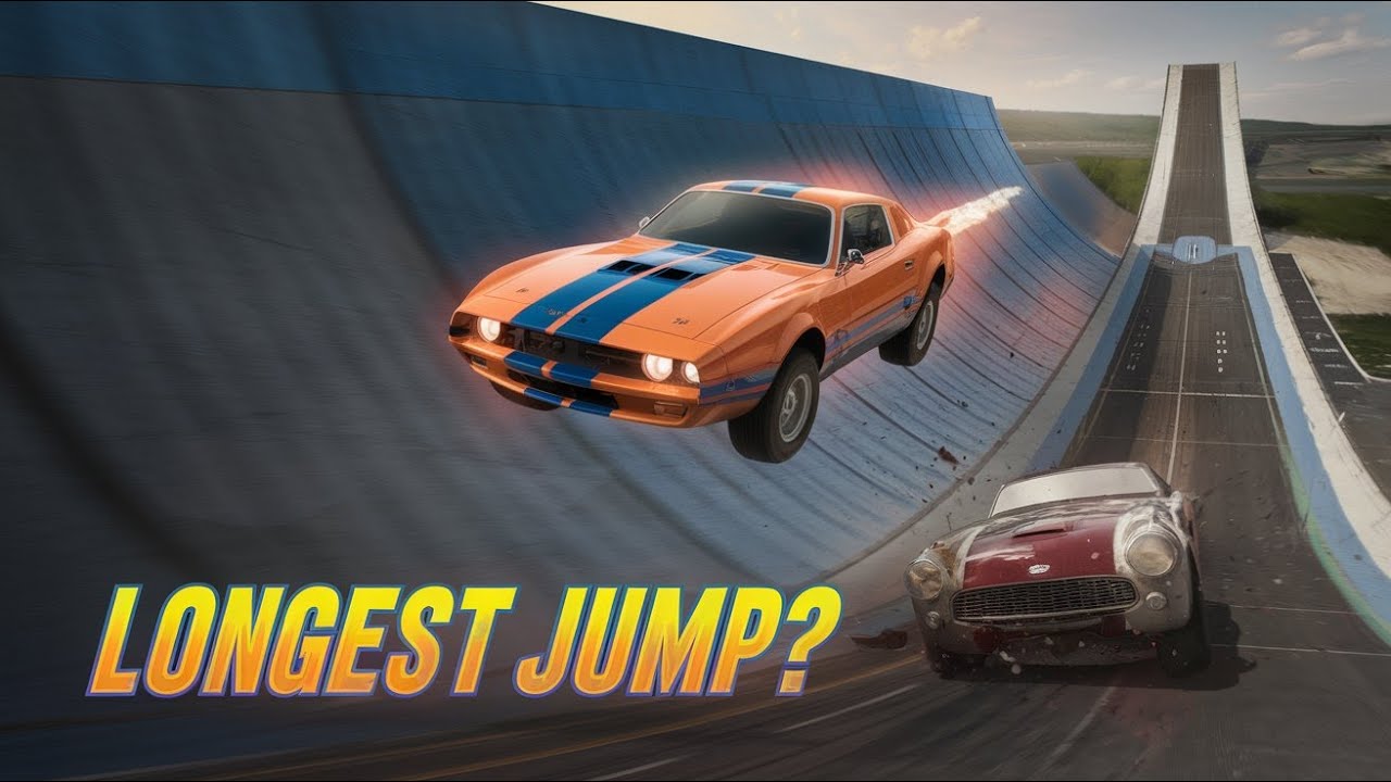 Longest Car Jump Challenge: Can Any Car Beat the Distance? | BeamNG ...