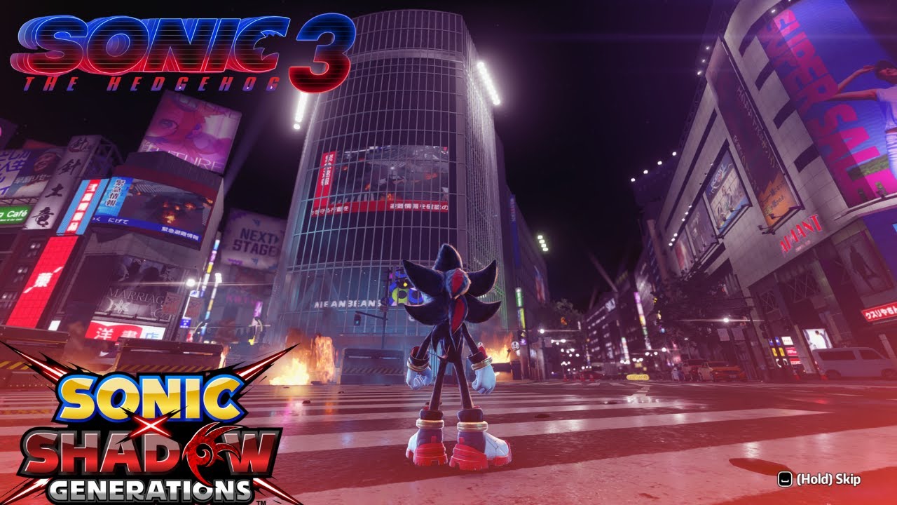 Movie Shadow DLC (Keanu Reeves)- All Sonic Movie 3 Levels (S Ranks ...